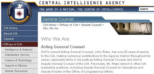 Torture architect John Rizzo is still serving as the CIA’s acting ...
