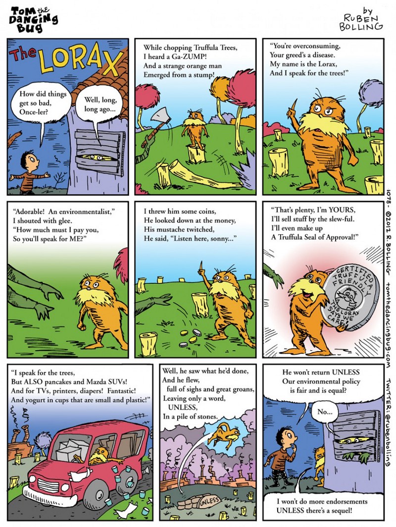 The Lorax On Modern Eco-Marketing: ‘I Speak For The Trees! But Also For ...