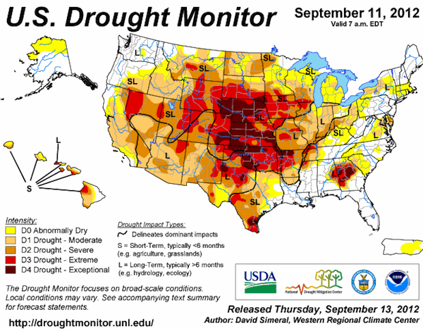 Sept. 14 News: Four Fifths Of U.S. Is Now In Some Form Of Drought ...