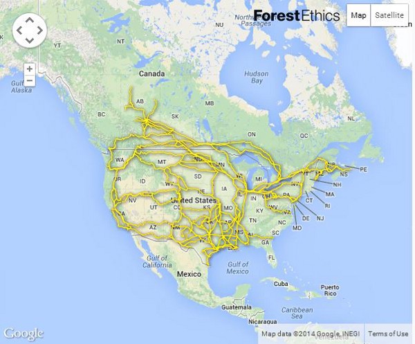 MAP: 25 Million Americans Live Within The ‘Blast Zone’ Of An Oil Train ...