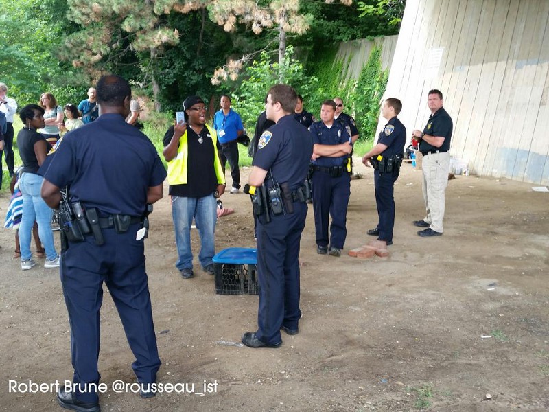 Baltimore Police Quietly Evict Homeless Camp Under Bridge – ThinkProgress