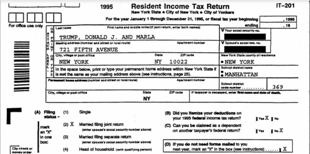 One year of Trump’s tax returns were just revealed. Now we know why he ...