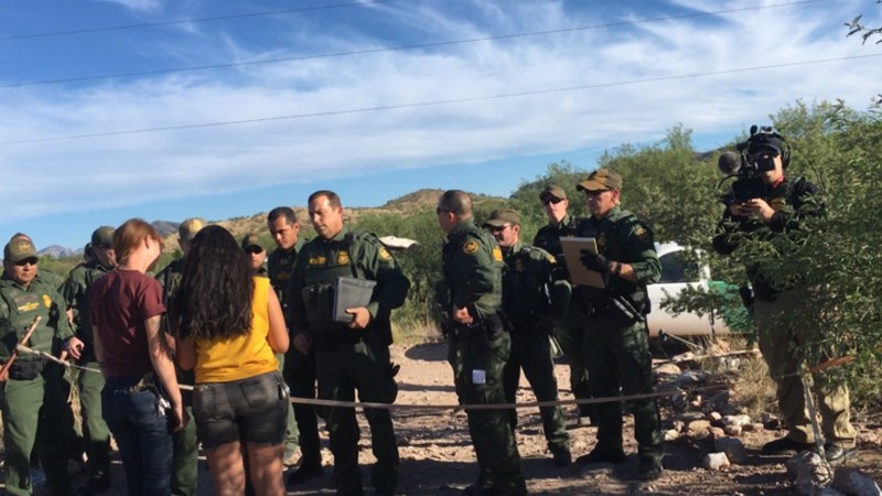 Border Patrol arrests immigrants at humanitarian camp in Arizona desert ...