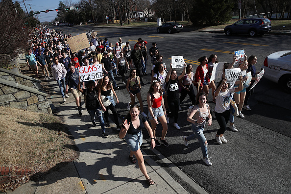 Students across the U.S. protest inaction on gun control with walkouts ...