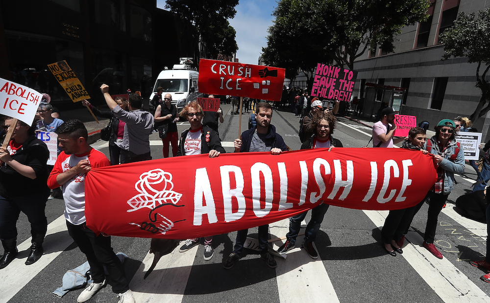 Trump attacks ‘abolish ICE’ movement on the morning of massive ...