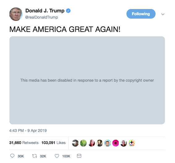 Trump tweets out video that gets taken down over Batman copyright ...