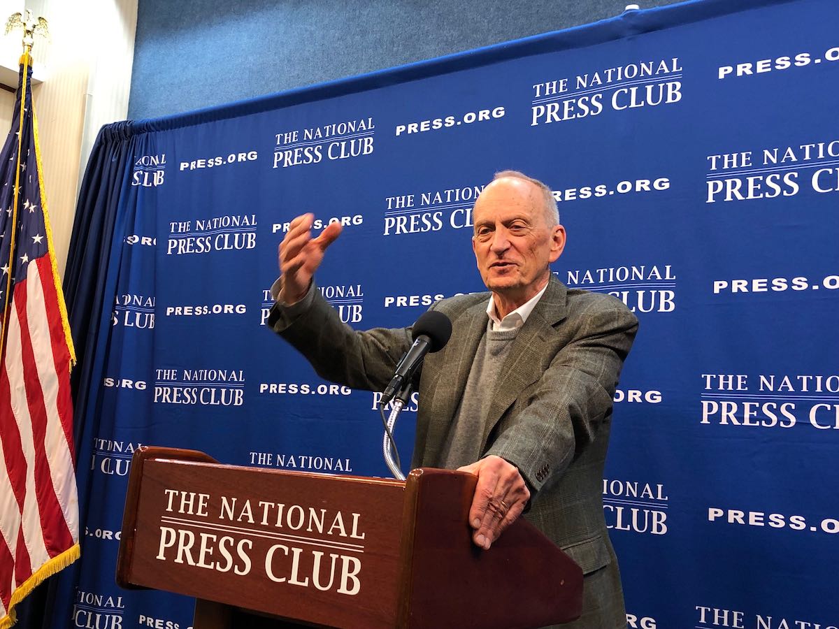 Earth Day founder praises surge of youth-led climate activism